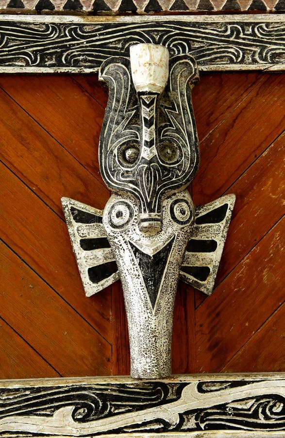 Batak House Ornament in Sumatra Stock Photo - Image of lines, asia: 7485922