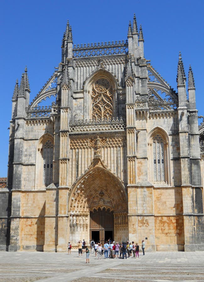 Batalha monastery stock image. Image of facade, leiria - 20925427