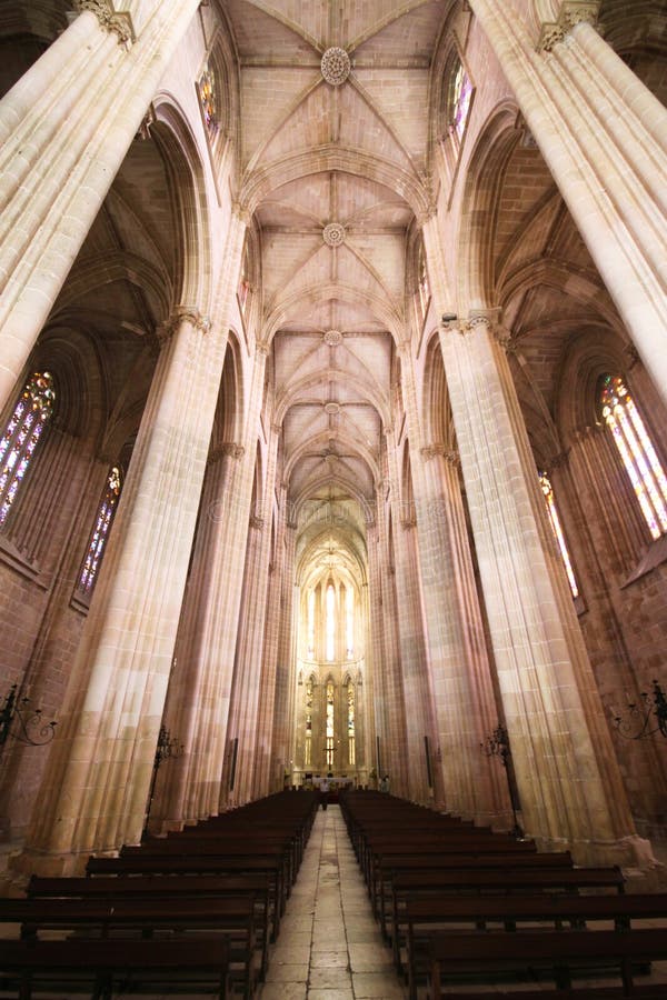 Batalha Monastery Main Hall Stock Photo - Image of jesus, church: 9788586