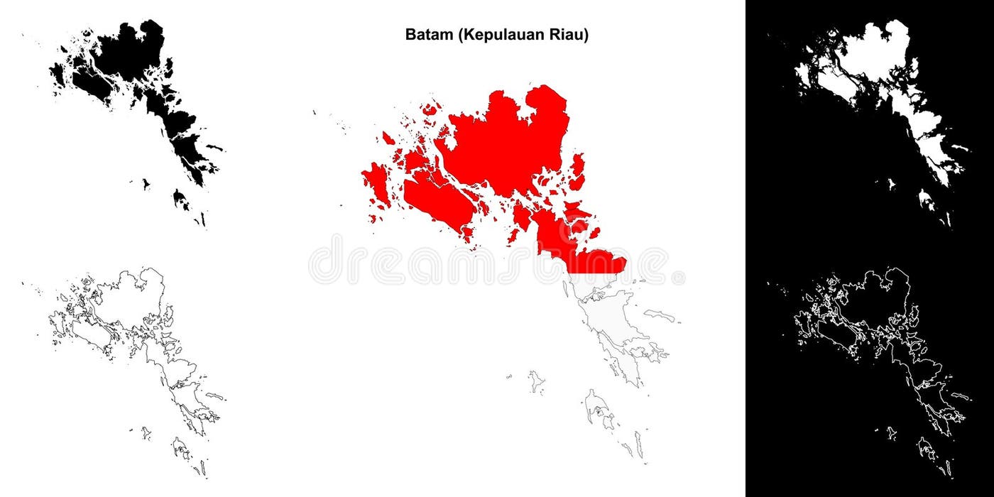 Batam Map Stock Illustrations – 83 Batam Map Stock Illustrations ...