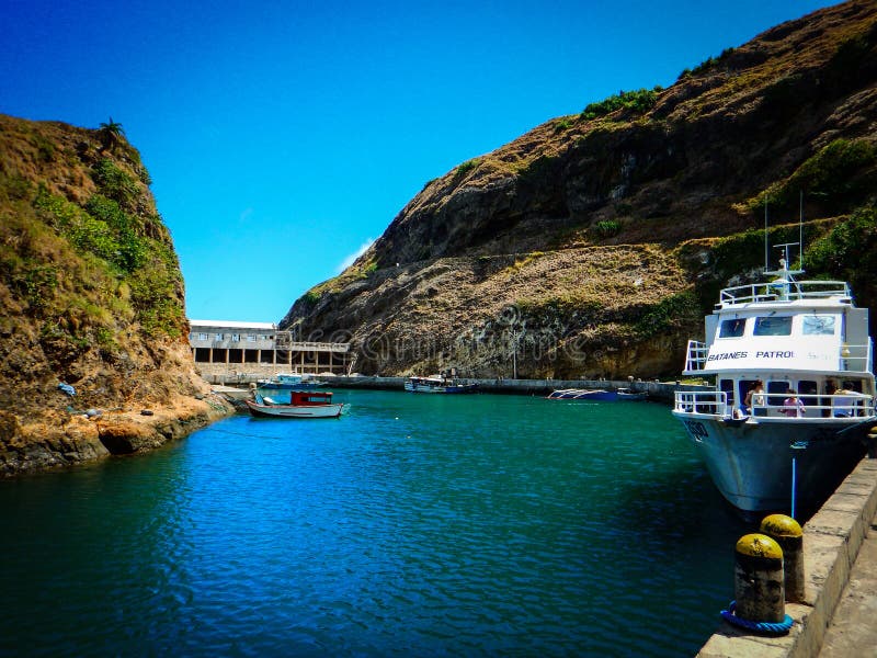 Batanes Seaport editorial stock photo. Image of mountains - 98804888