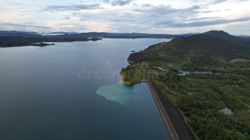 The Batang Ai Dam of Sarawak Stock Image - Image of hydroelectric ...