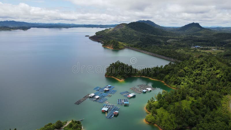 The Batang Ai Dam of Sarawak Stock Image - Image of boat, fjord: 268075229