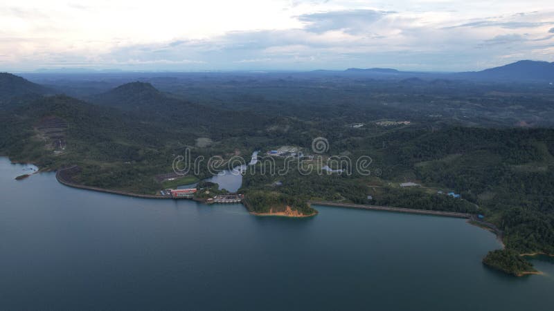 The Batang Ai Dam of Sarawak Stock Image - Image of boat, landscape ...