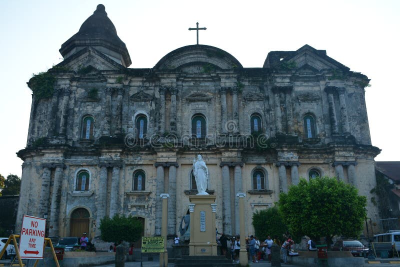 Taal Basilica Church Facade in Batangas, Philippines Editorial Image ...