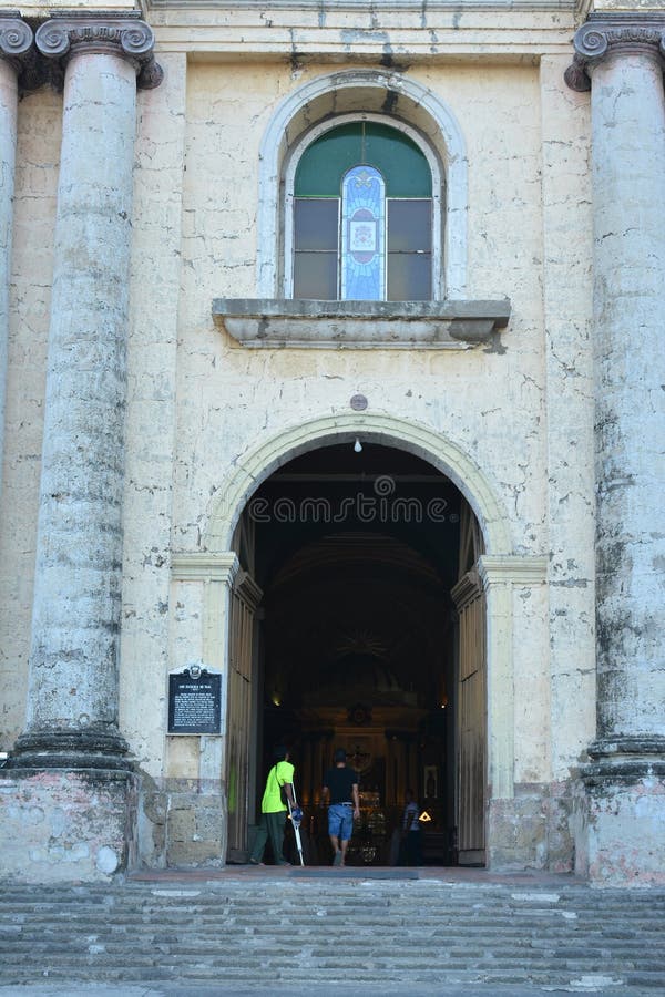 Taal Basilica Church Facade in Batangas, Philippines Editorial Stock ...