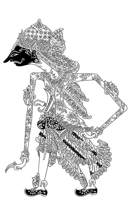 Batara Candra ilustração do vetor. Ilustração de dimensional - 47257057