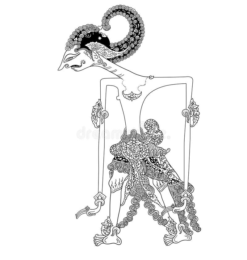 Batara Guru stock vector. Illustration of batara, dalang - 83465655