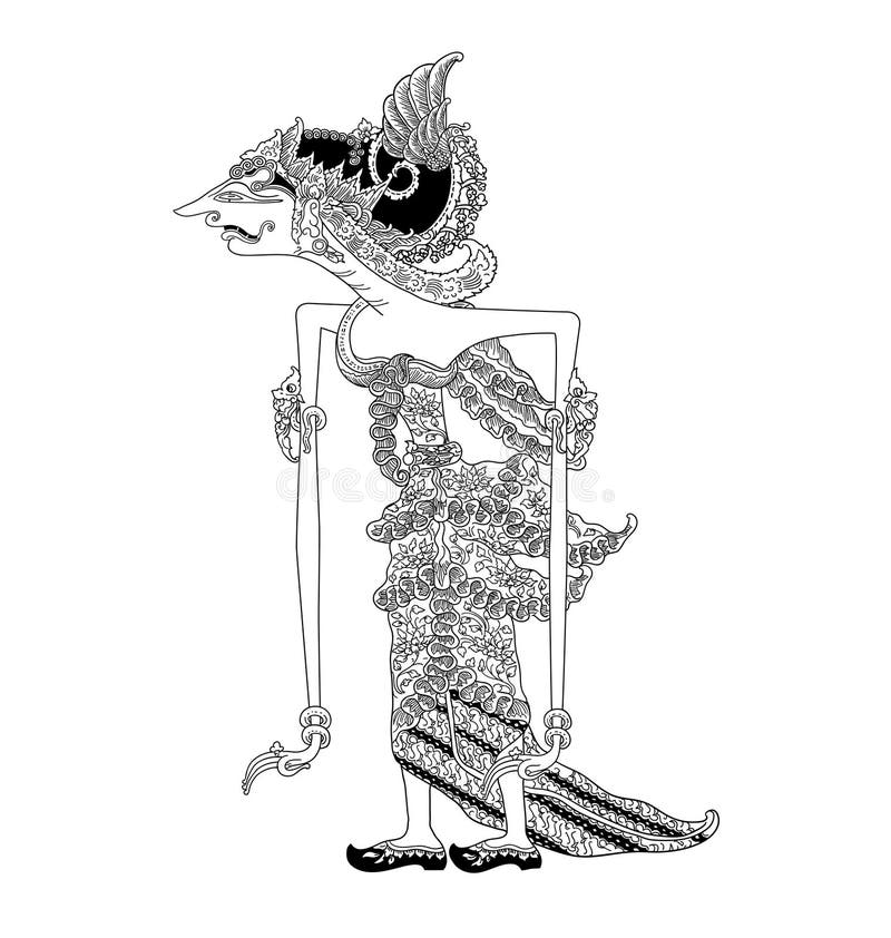 Batari Wilutama stock vector. Illustration of druwasa - 84041384