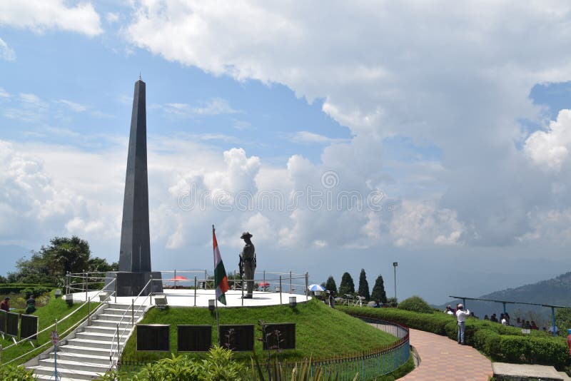 Batasia Loop an Historical Park of the Darjeeling India Editorial ...