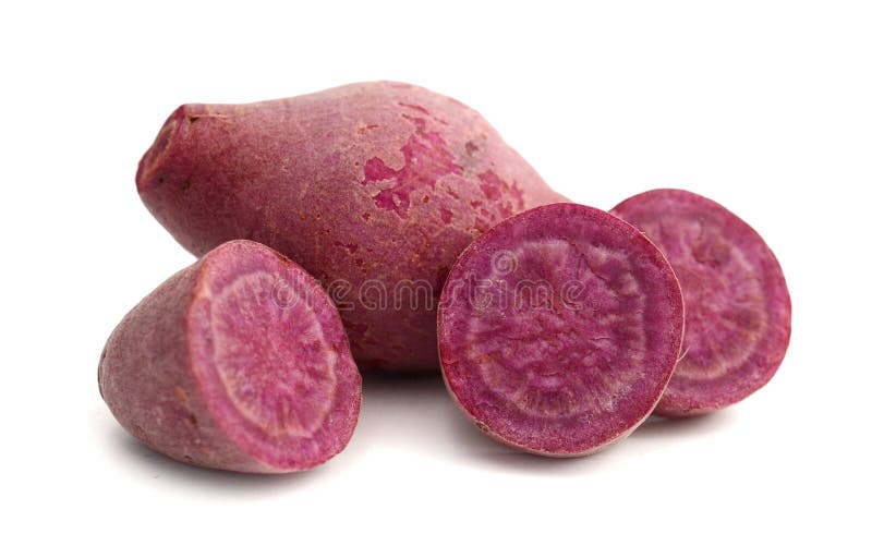 Batata doce roxa foto de stock. Imagem de batata, amino - 90945364