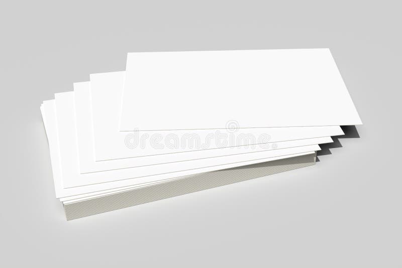 A batch of business cards stock illustration. Illustration of card ...