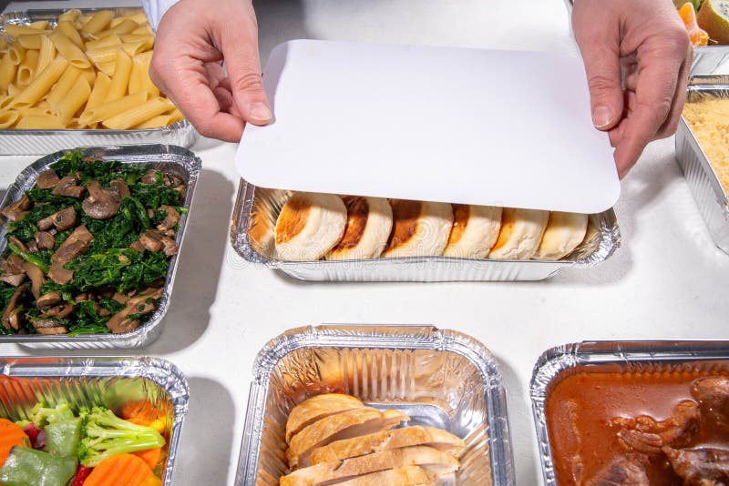 Batch Cooking Meal Prep stock photo. Image of dish, cooking - 303594104