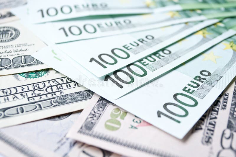 Batch of Euro Bills Close-up Stock Image - Image of lifestyle, monetary ...