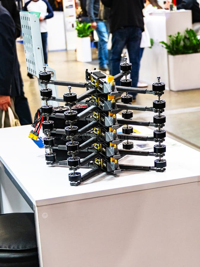 Batch of FPV Drones with Brushless Motors Stock Image - Image of batch ...