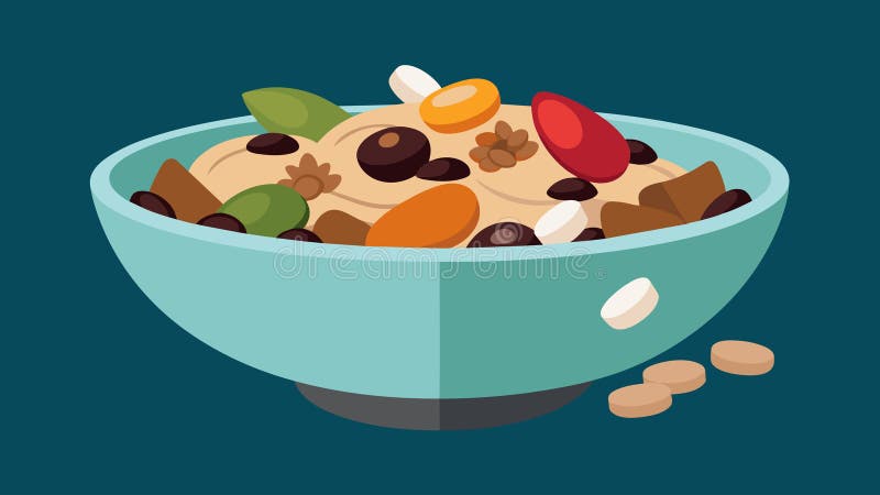 A Batch of Homemade Trail Mix Filled with Nuts Dried Fruits and ...