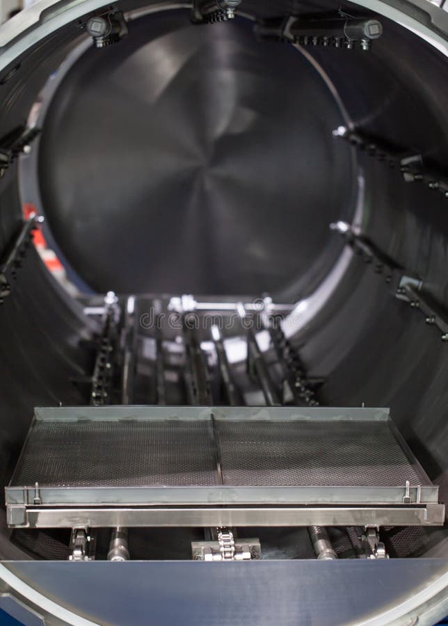 Batch retort sterilizer stock photo. Image of industry - 201360796
