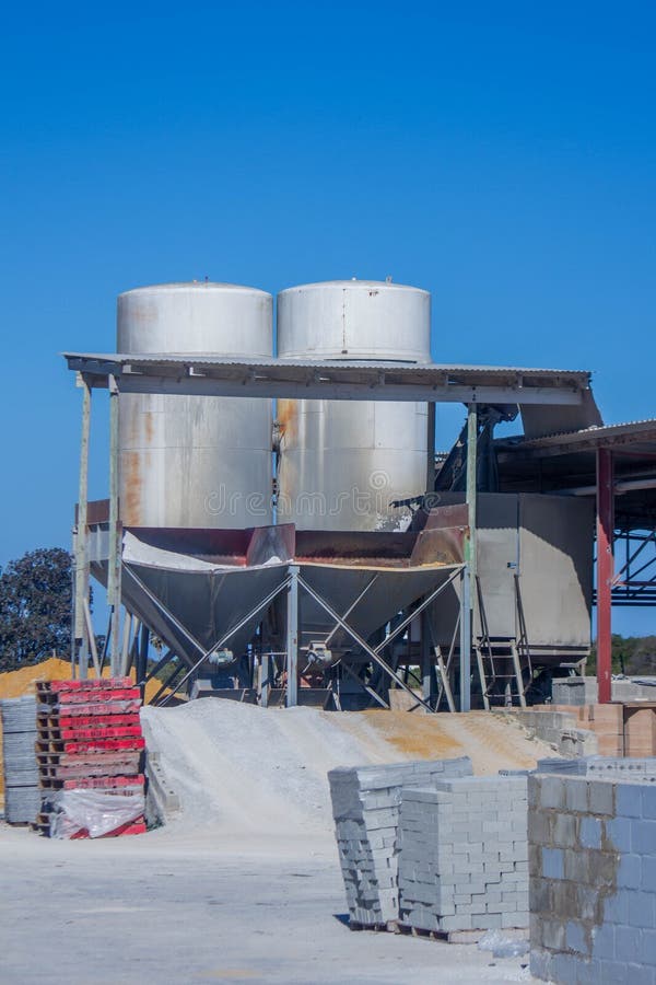 Batching plant stock photo. Image of plant, ready, shade - 227553068