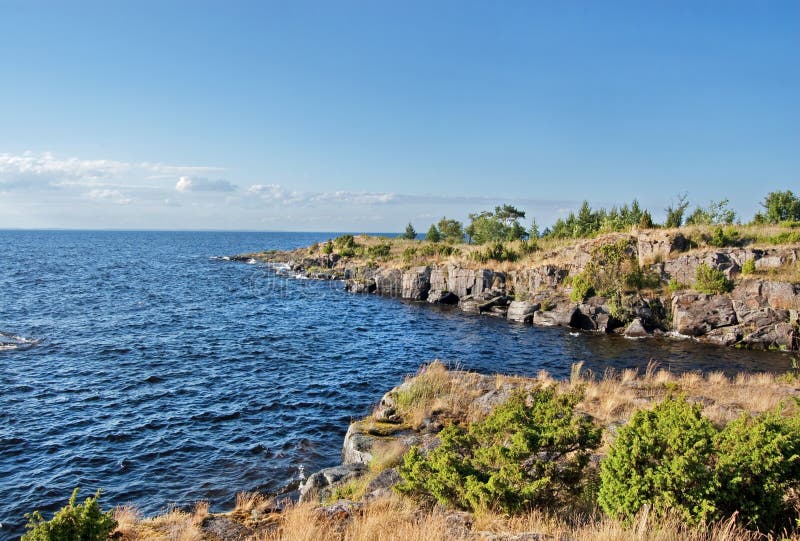 Visita Del Lago Ladoga El Parque Nacional Foto de archivo - Imagen de ...