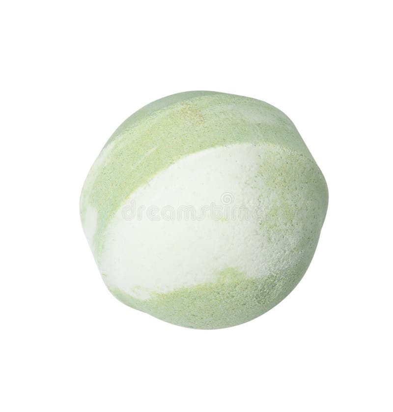 Bath Bomb on White Background Stock Photo - Image of health, product ...