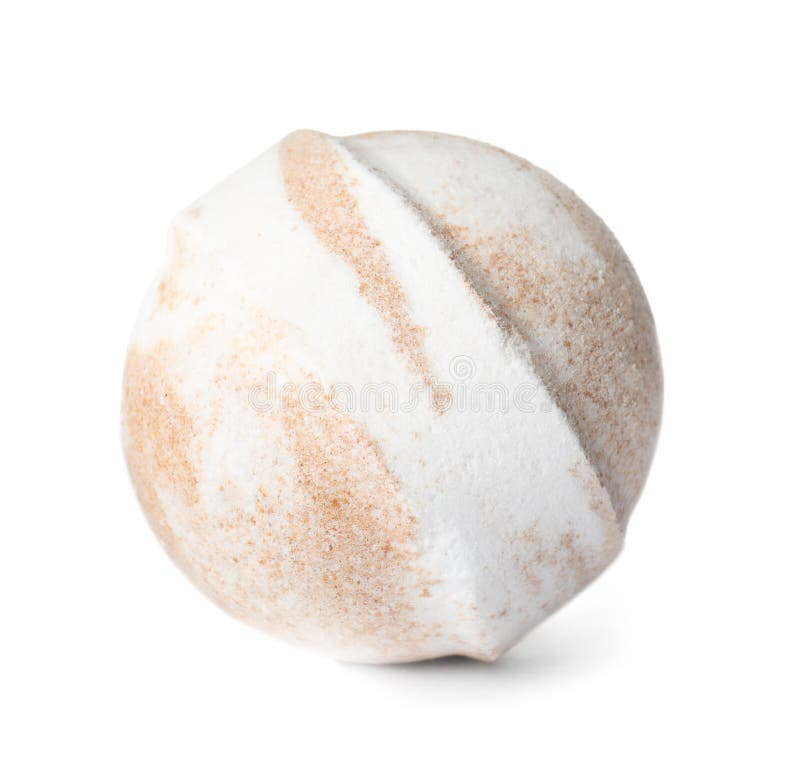 Bath Bomb on White Background. Stock Image - Image of luxury, beauty ...