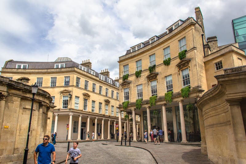 Bath city centre editorial stock image. Image of springs - 154255844
