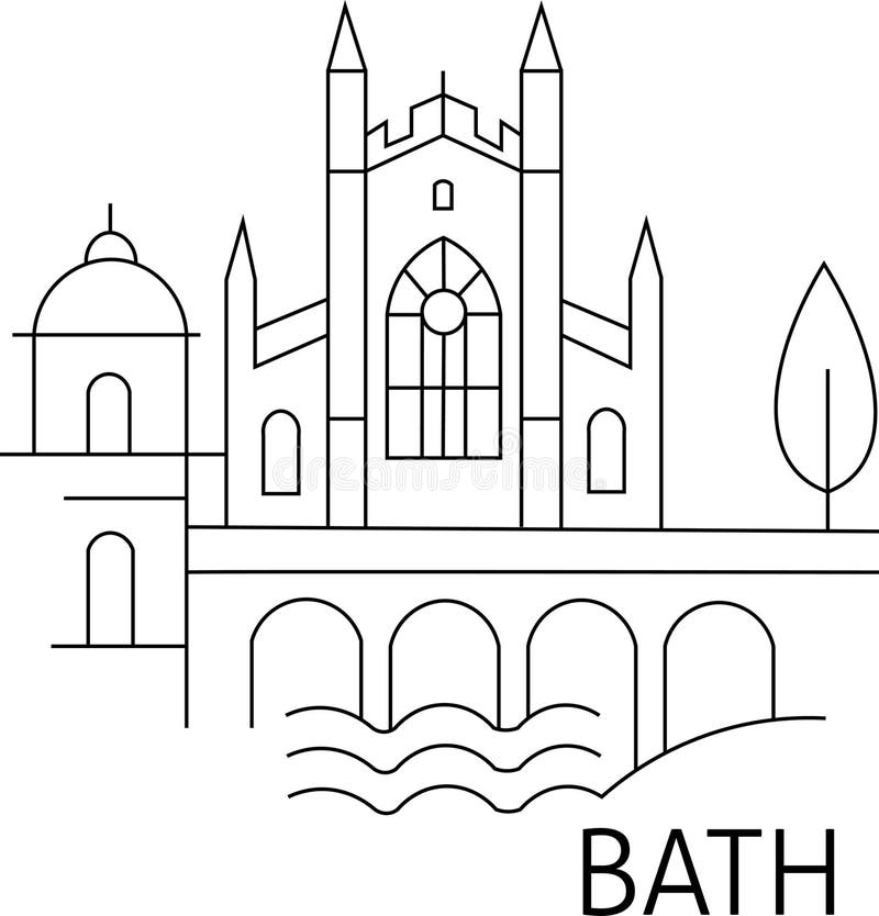 Bath England Vector Stock Illustrations – 62 Bath England Vector Stock ...