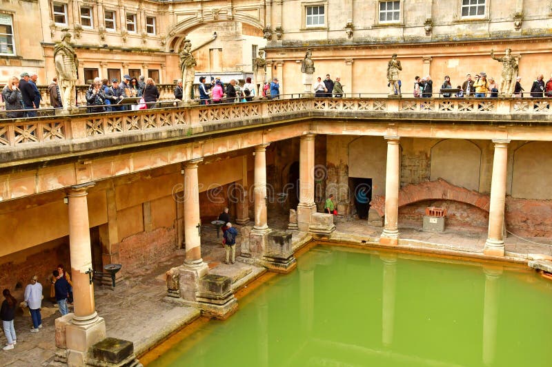 Bath England - May 30 2024 : the Roman Baths Editorial Photo - Image of ...