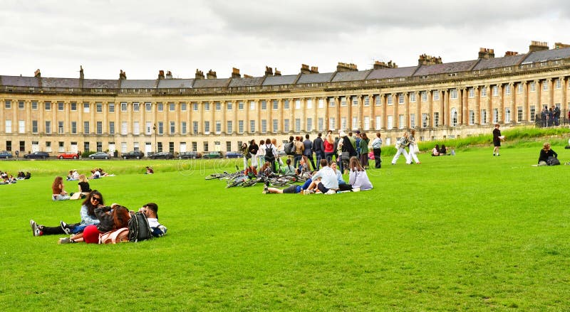 Bath England - May 30 2024 : Royal Crescent Editorial Image - Image of ...