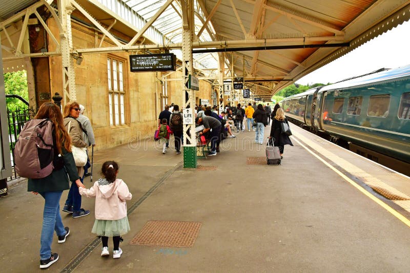Bath England - May 30 2024 :Bath Spa Railway Station Editorial Photo ...