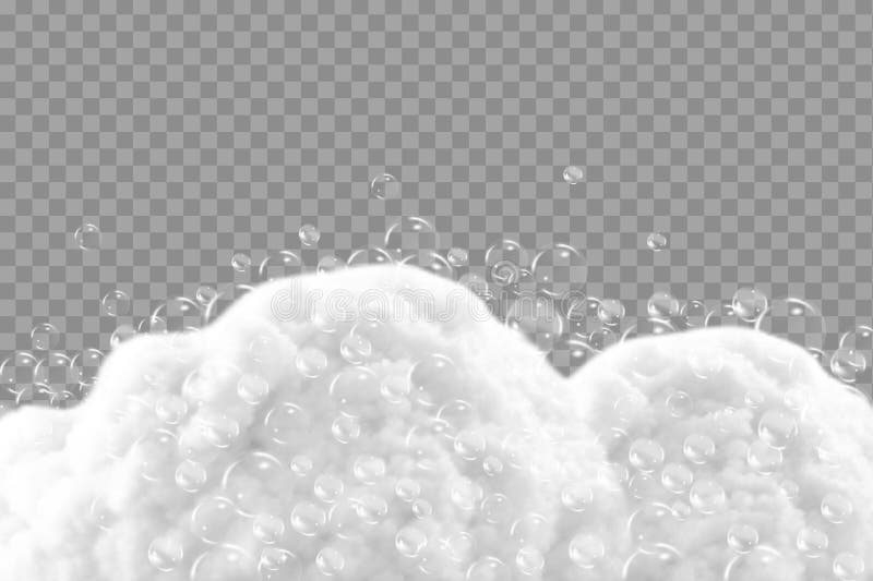 Bath Foam Background. Shampoo Bubbles Texture.Sparkling Shampoo and ...
