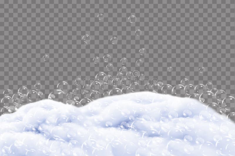 Shampoo bubbles, icon stock vector. Illustration of transparent - 261382745