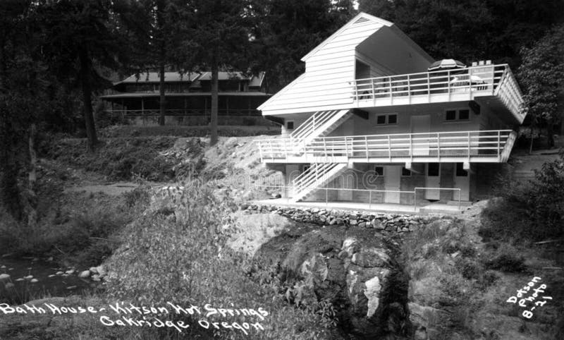 Bath House - Kitson Hot Springs, Oakridge, Oregon Picture. Image: 224187936