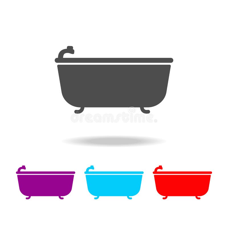 Bath Icon. Elements of Bathroom in Multi Colored Icons. Premium Quality ...