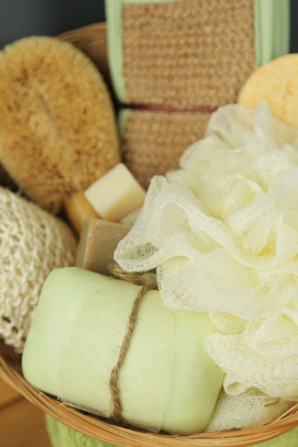 Bath items stock photo. Image of basket, relax, bath - 37909708