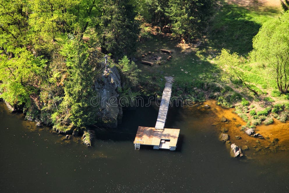 Bath place on the river stock photo. Image of bathing - 72249634