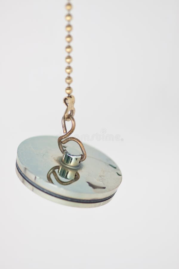 Bath Plug stock image. Image of metal, object, closeup - 13407839