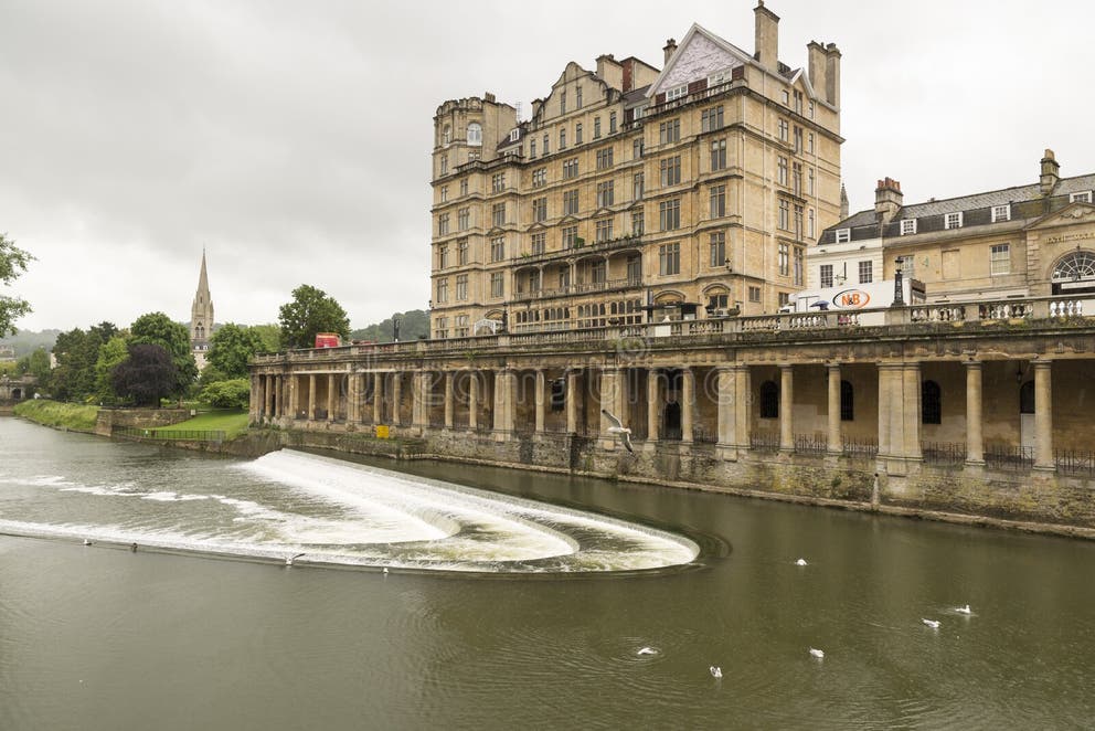 Bath Riverside editorial stock photo. Image of travel - 41855318