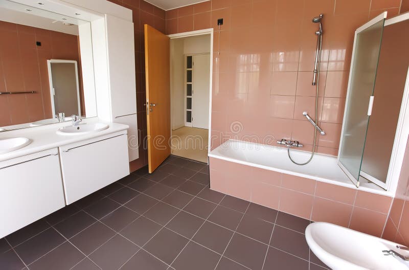 Bath room stock image. Image of room, estate, indoor - 11430989