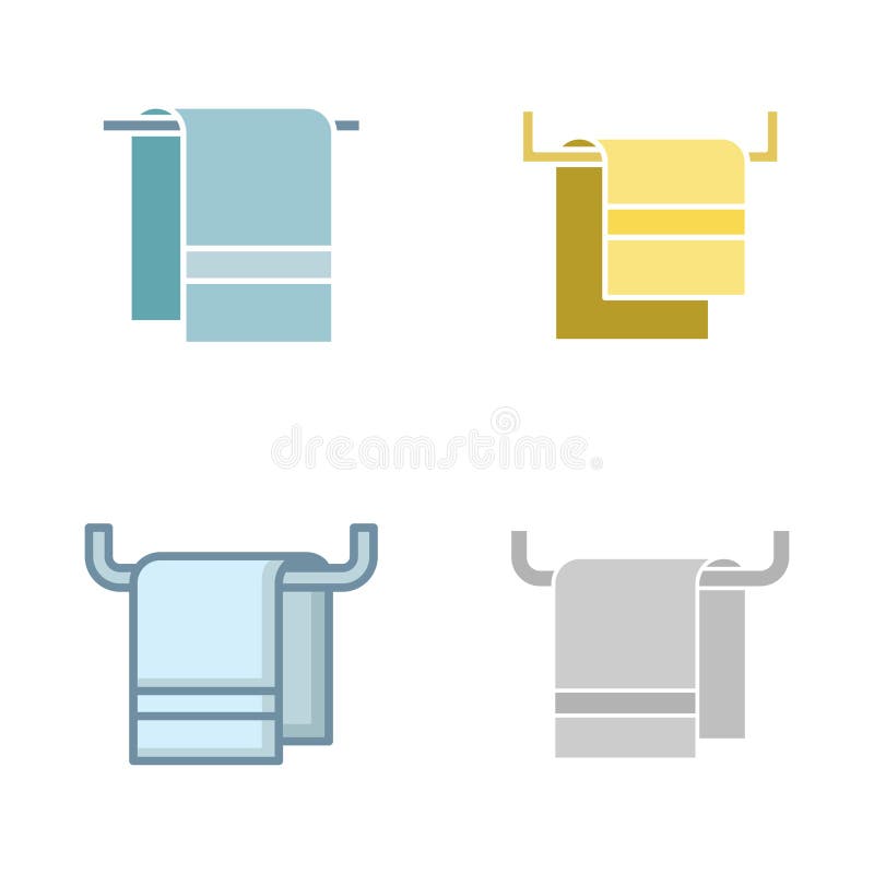 Bath Room Icon Set Vector on Trendy Design Stock Vector - Illustration ...