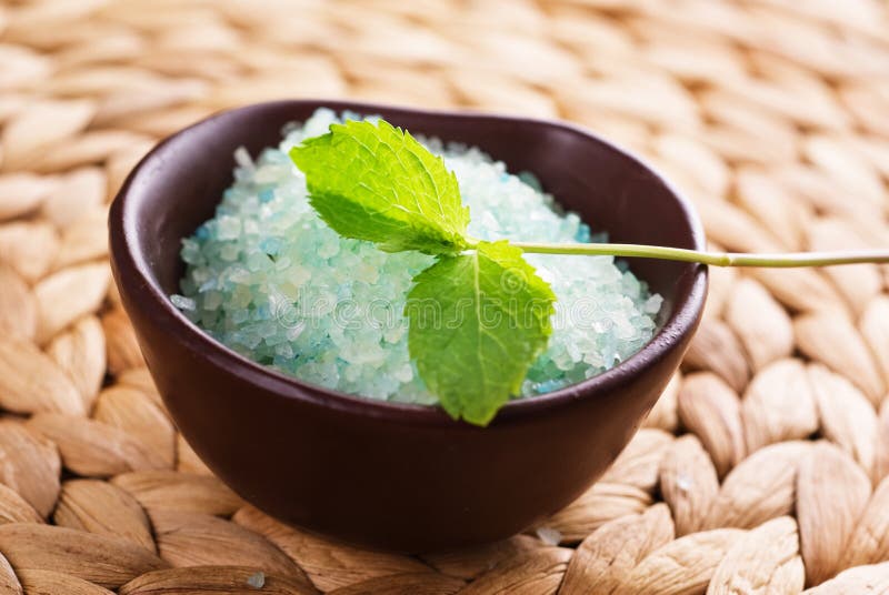 Bath salt stock image. Image of green, healthy, healthcare - 11236933