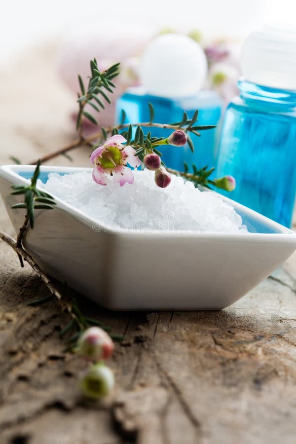 Bath salt stock photo. Image of clean, beauty, home, mineral - 13072928
