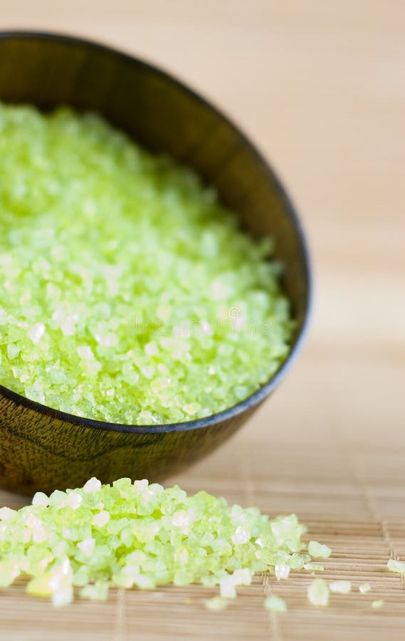 Bath salt stock image. Image of flower, bathroom, bowl - 13072543