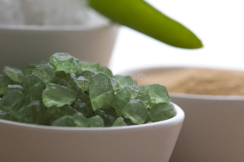 Bath salt and aloe vera stock photo. Image of creams - 11044376