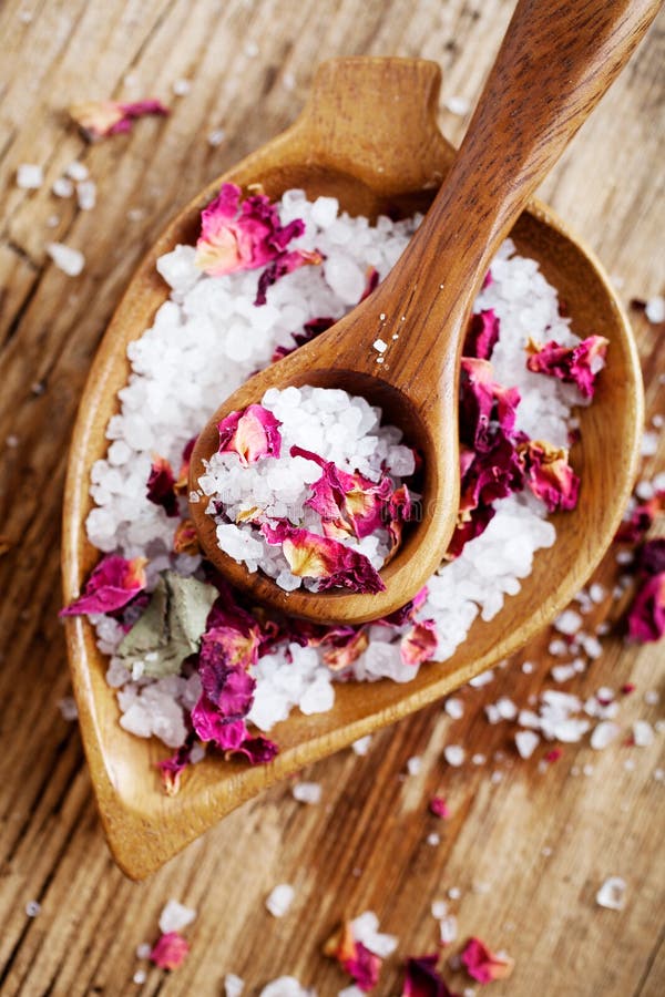 Bath salt stock image. Image of cosmetic, nature, aromatic - 84436681