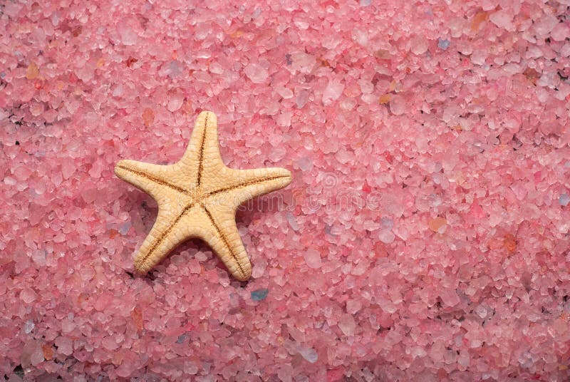 Red fish star and salt stock photo. Image of colored - 16153622