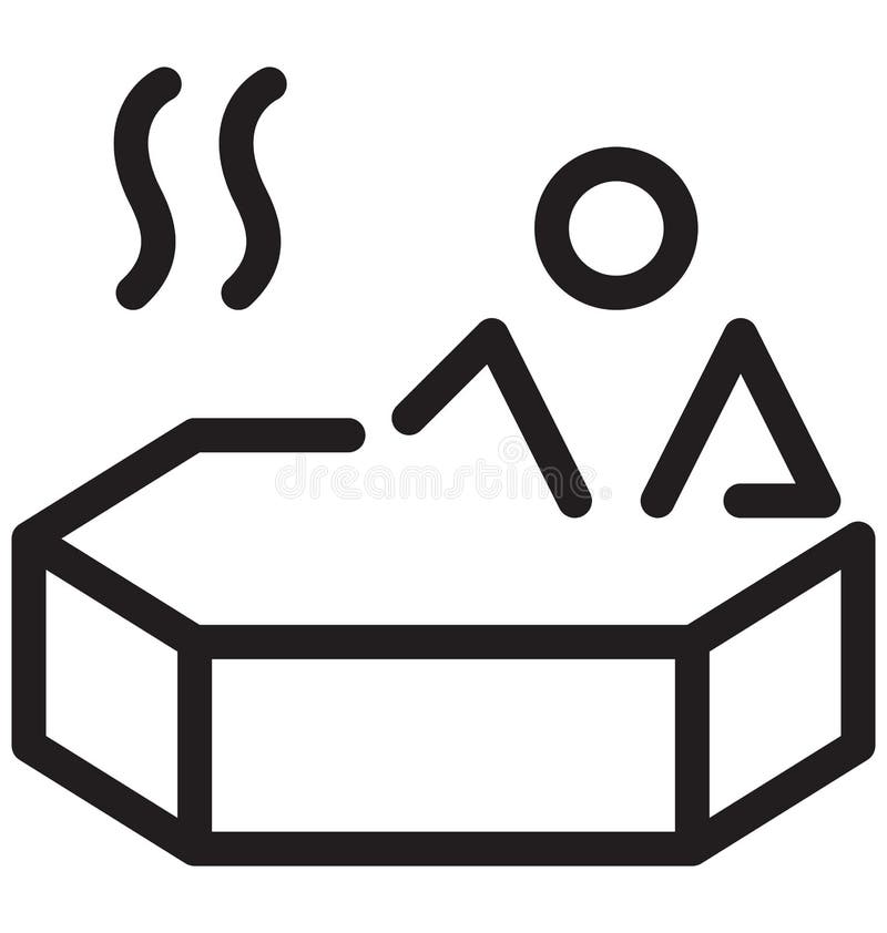 Bath of Immersion Outline Icon. Detailed Set of Spa and Relax ...
