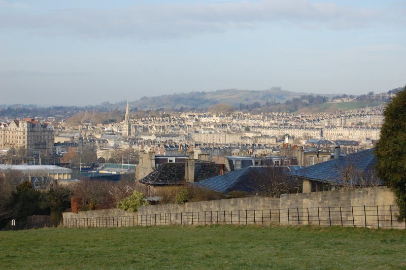 Bath Skyline walk stock image. Image of frozen, track - 49916843
