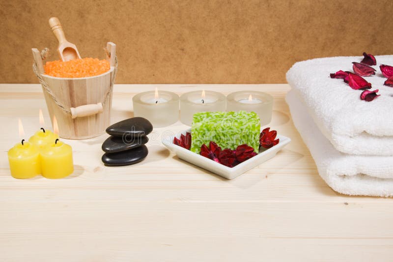 Bath and spa items stock photo. Image of relax, pure - 11302092