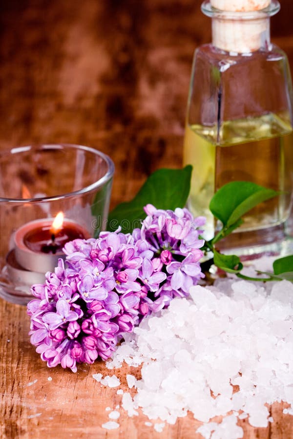 Bath and spa items stock photo. Image of aromatherapy - 14387498